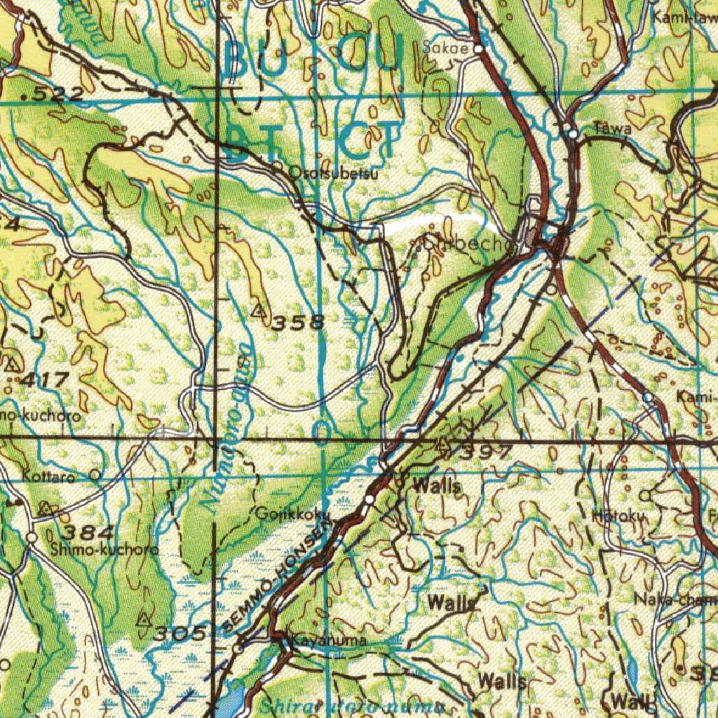 NK-55-1 Nemuro, Japan Map by Avenza Systems Inc. | Avenza Maps