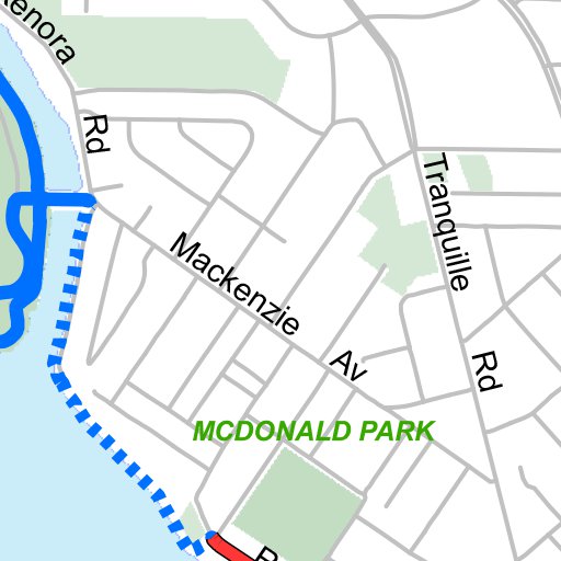 North Shore Bike Paths Map by Avenza Systems Inc. | Avenza Maps