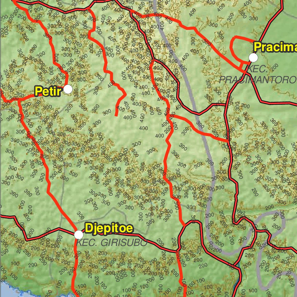 O09: Sleman District Map by Avenza Systems Inc. | Avenza Maps