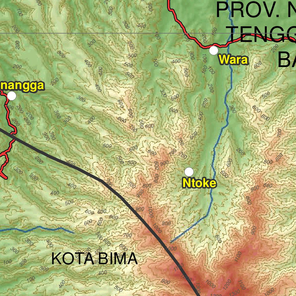 O14: Bima District Map by Avenza Systems Inc. | Avenza Maps
