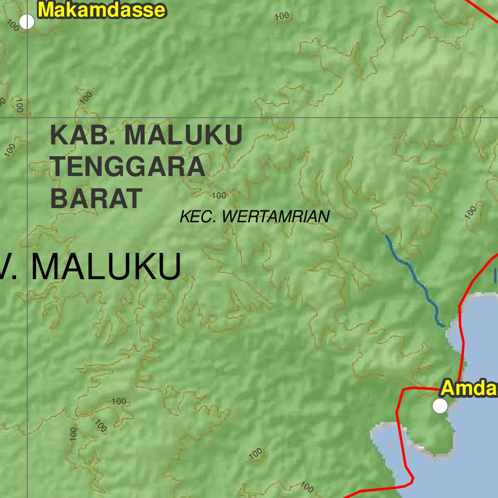 O21: Maluku Tengarra Barat District Map by Avenza Systems Inc. | Avenza ...