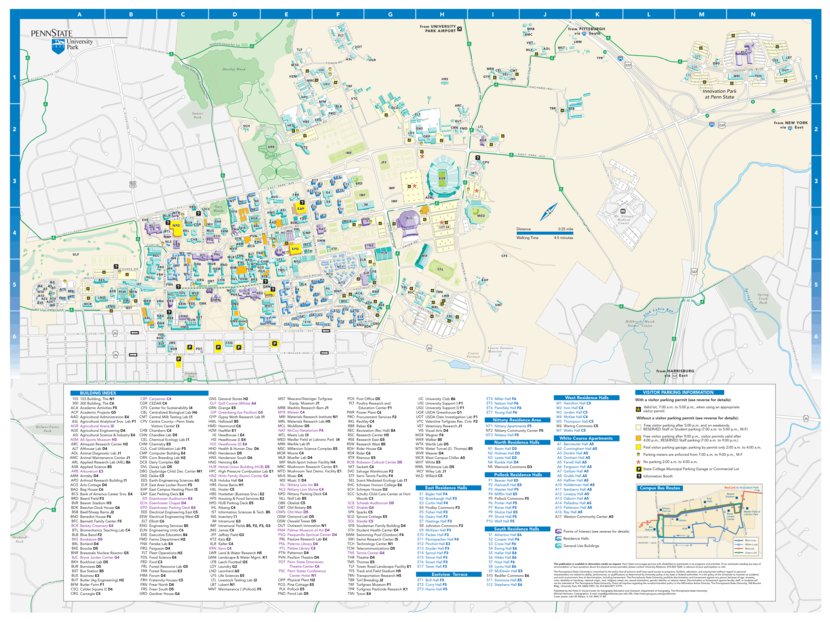 Penn State University Campus Map by Avenza Systems Inc. | Avenza Maps