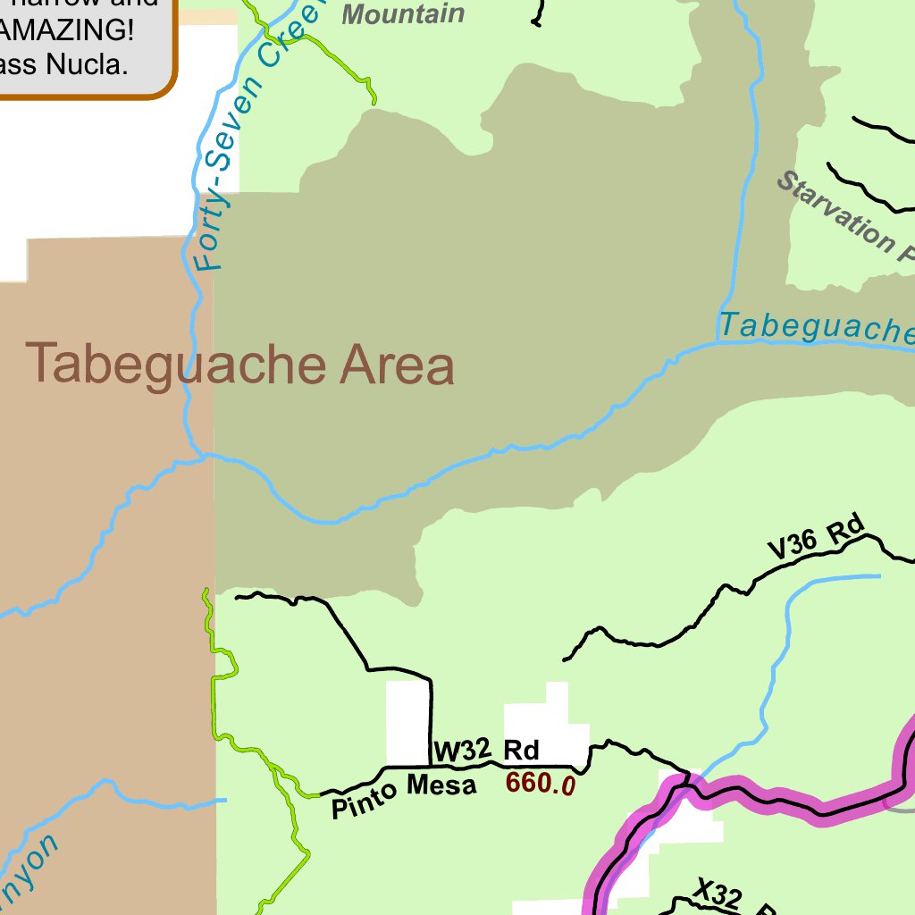 Rimrocker Trail Colorado Side Map by Avenza Systems Inc. | Avenza Maps