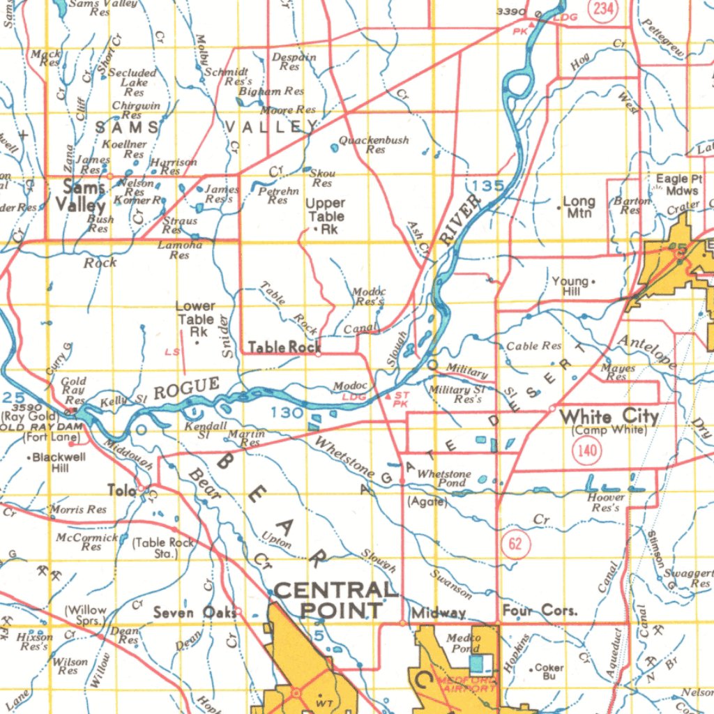 Rouge Drainage Basin - Oregon Map by Avenza Systems Inc. | Avenza Maps