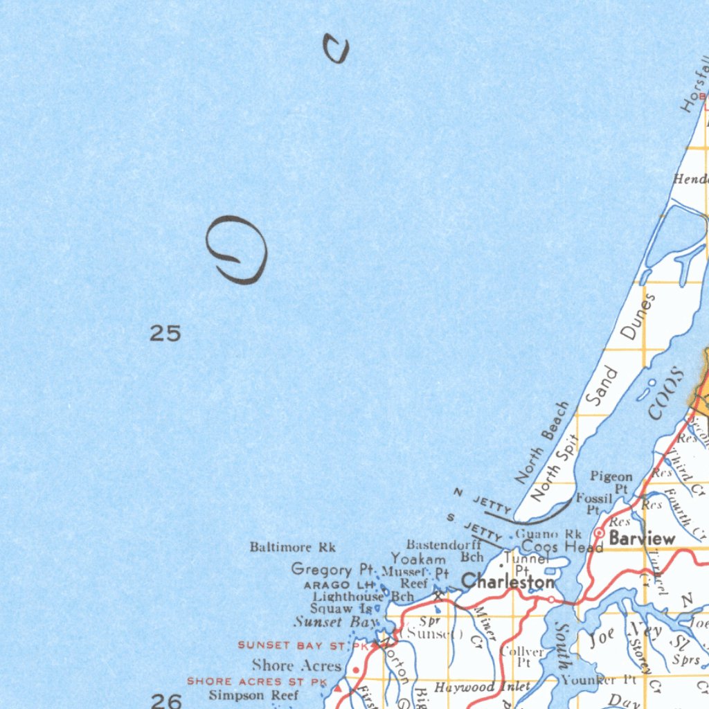 South Coast Drainage Basin - Oregon Map by Avenza Systems Inc. | Avenza ...