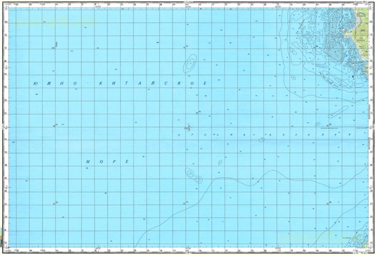 Soviet Genshtab - c31-34 - Philippines (Balabac and Balambangan Island ...