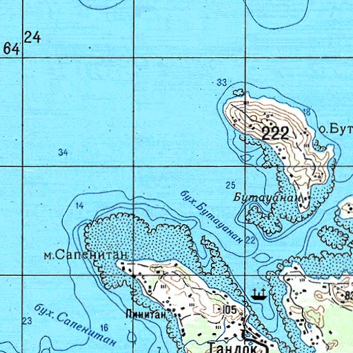 Soviet Genshtab - c31-34 - Philippines (Siruma) Map by Avenza Systems ...