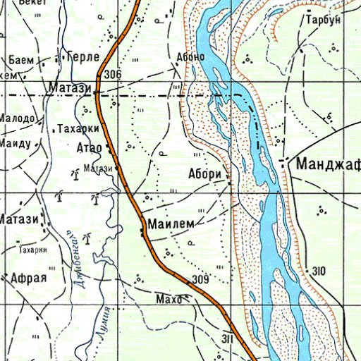 Soviet Genshtab - c33-10 - Chad Map by Avenza Systems Inc. | Avenza Maps