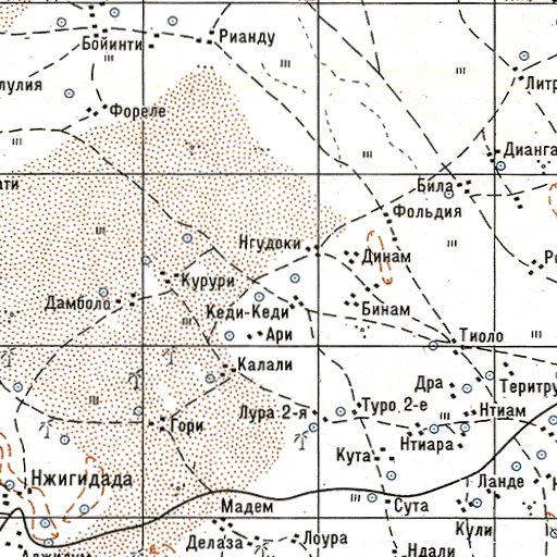 Soviet Genshtab - d33-22 - Chad Map by Avenza Systems Inc. | Avenza Maps