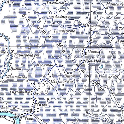 Soviet Genshtab - e46-30 - Burma Map by Avenza Systems Inc. | Avenza Maps
