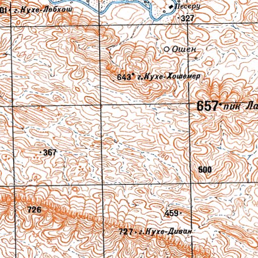Soviet Genshtab - g41-19 - Iran (Islamic Republic of) Map by Avenza ...