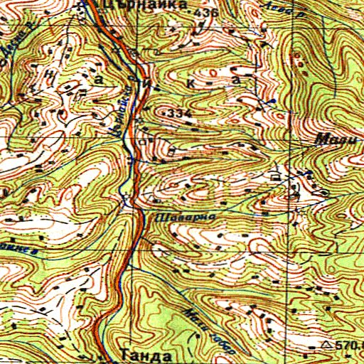 Soviet Genshtab - l34-141 - Serbia Map by Avenza Systems Inc. | Avenza Maps