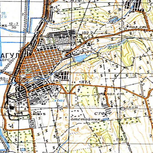 Soviet Genshtab - l35-081--(1983) - Ukraine Map by Avenza Systems Inc ...