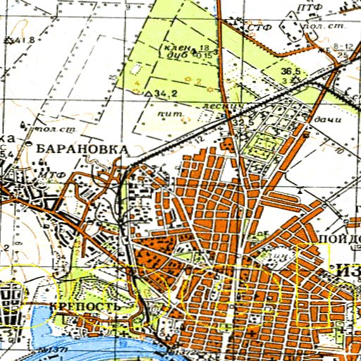 Soviet Genshtab - l35-094--(1983) - Ukraine Map by Avenza Systems Inc ...