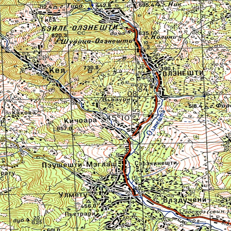 Soviet Genshtab - l35-097--(1972) - Romania Map by Avenza Systems Inc ...