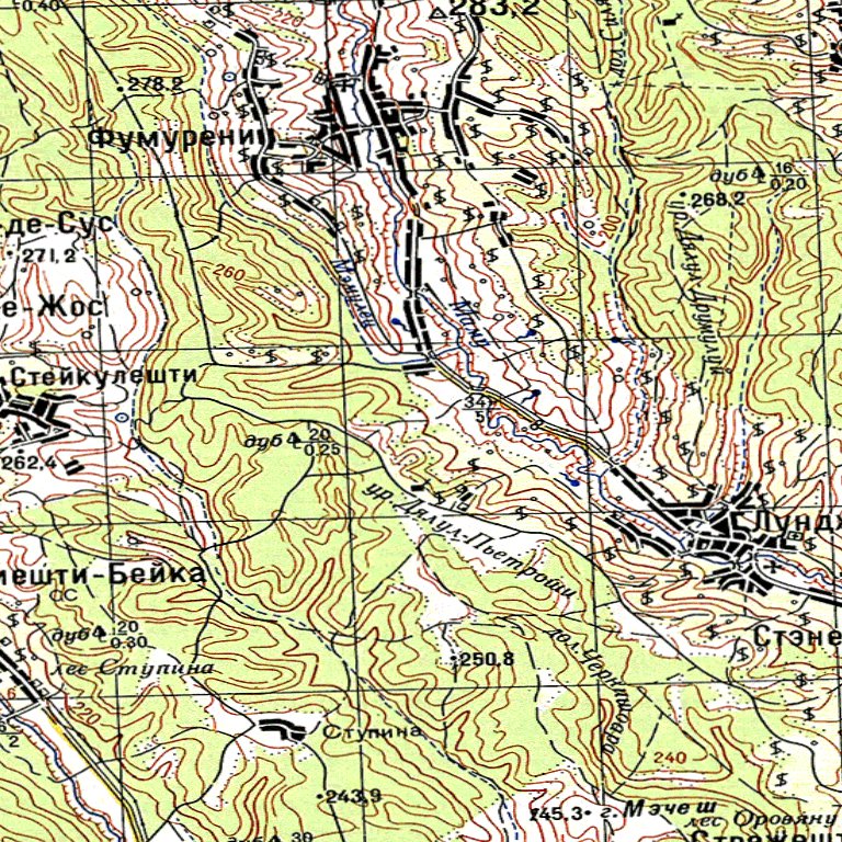 Soviet Genshtab - l35-121--(1972) - Romania Map by Avenza Systems Inc ...