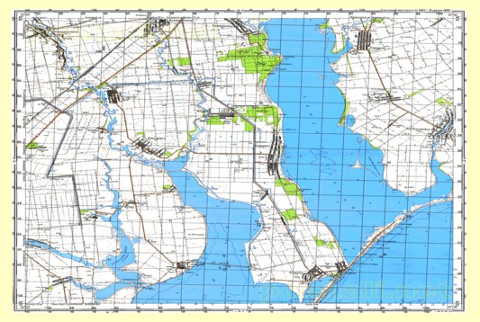 Soviet Genshtab - l36-059--(1987) - Ukraine Map by Avenza Systems Inc ...