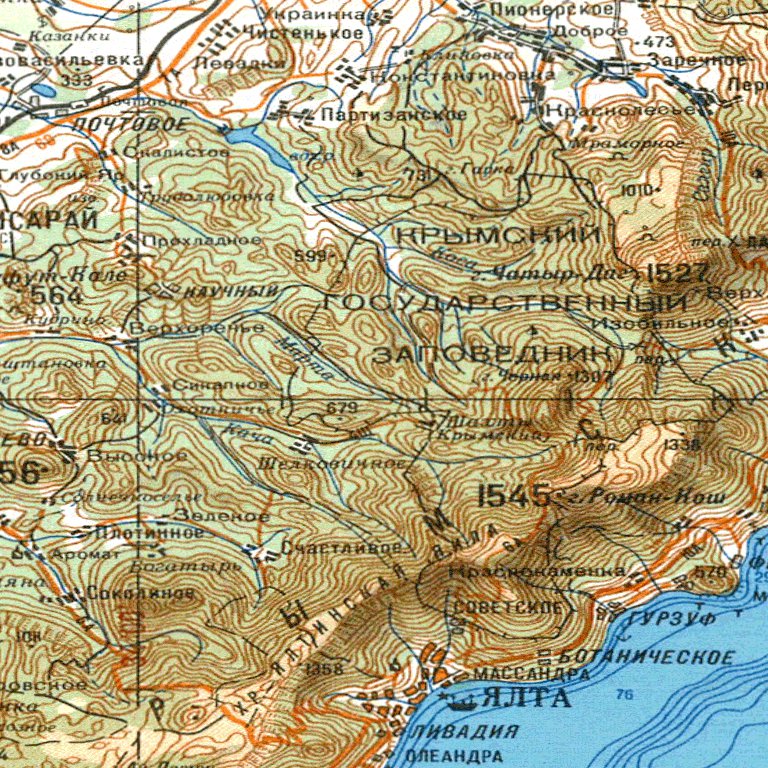 Soviet Genshtab - l36-4--(1986) - Ukraine Map by Avenza Systems Inc ...