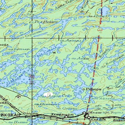 Soviet Genshtab - m15-4 - United States Map by Avenza Systems Inc ...