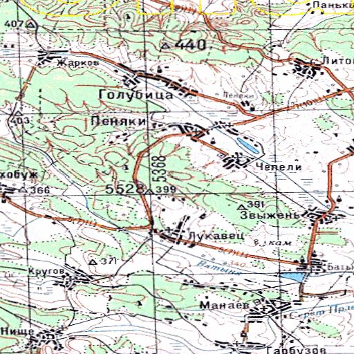 Soviet Genshtab - m35-20--(1980) - Ukraine Map by Avenza Systems Inc ...