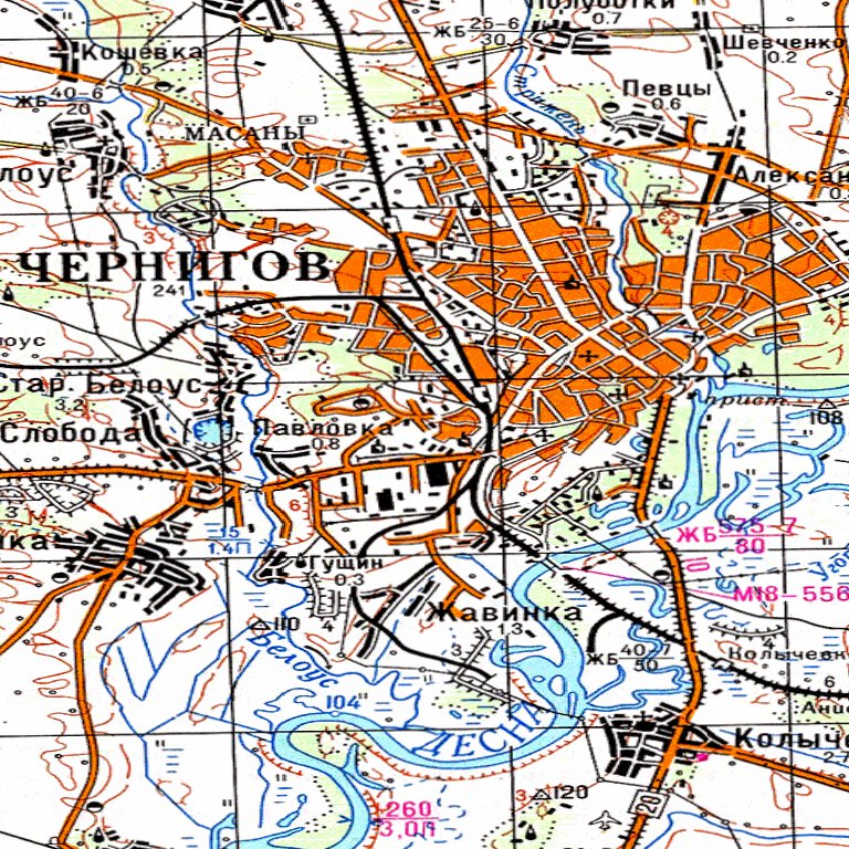 Soviet Genshtab - m36-02--(1980) - Ukraine Map by Avenza Systems Inc ...