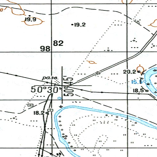 Soviet Genshtab - m39-054 - Kazakhstan Map by Avenza Systems Inc ...