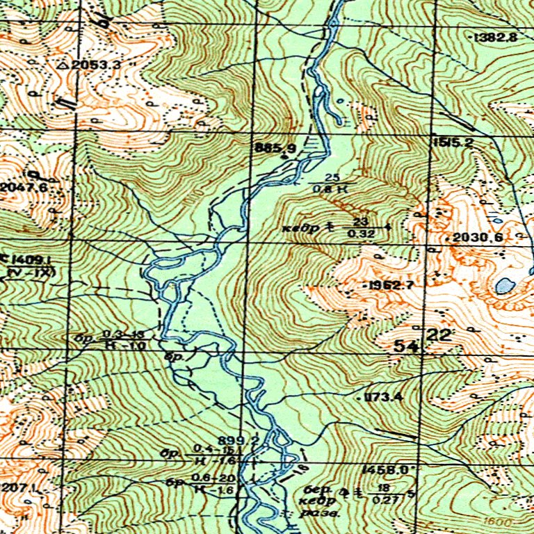 Soviet Genshtab - m45-010--(1975) - Russia Map by Avenza Systems Inc ...