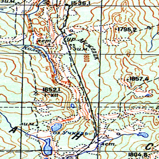Soviet Genshtab - m45-045 - Russia Map by Avenza Systems Inc. | Avenza Maps