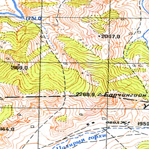 Soviet Genshtab - m47-141 - Mongolia Map by Avenza Systems Inc ...