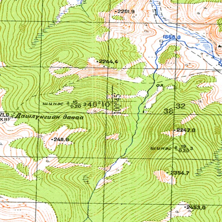 Soviet Genshtab - m47-142 - Mongolia Map by Avenza Systems Inc ...