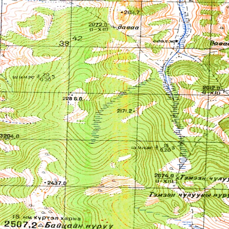Soviet Genshtab - m47-142 - Mongolia Map by Avenza Systems Inc ...