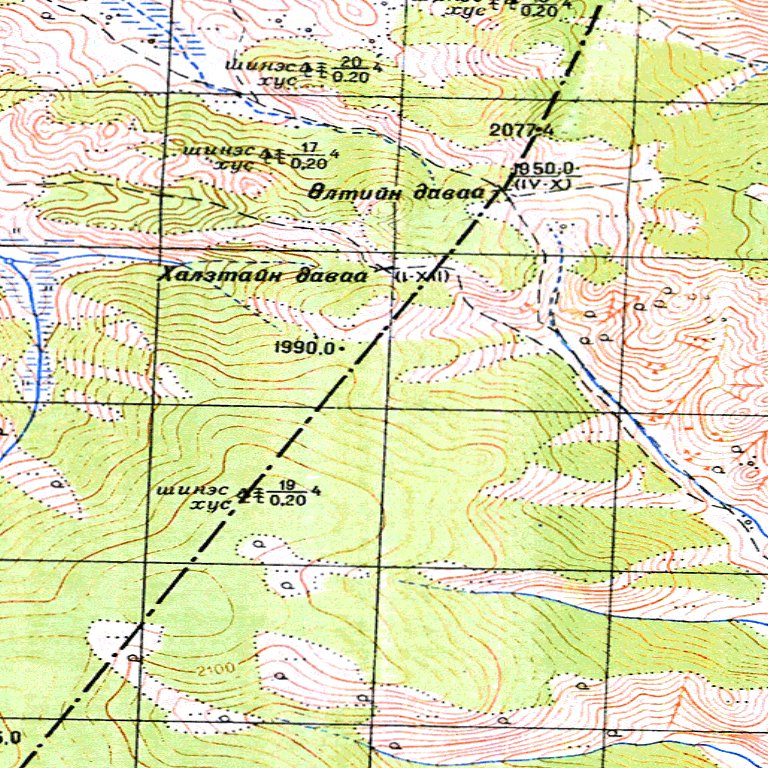 Soviet Genshtab - m47-143 - Mongolia Map by Avenza Systems Inc ...
