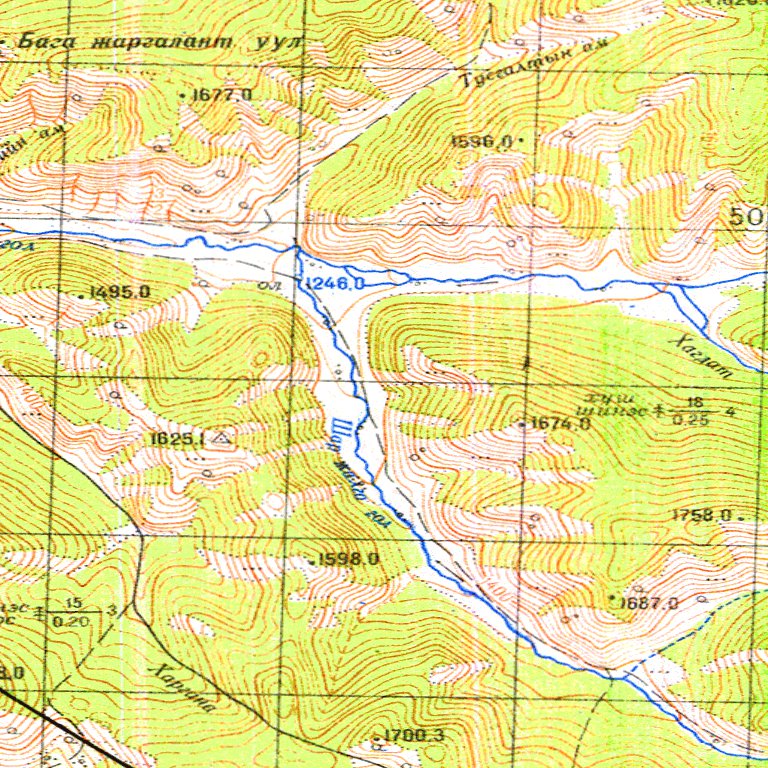 Soviet Genshtab - m48-142 - Mongolia Map by Avenza Systems Inc ...