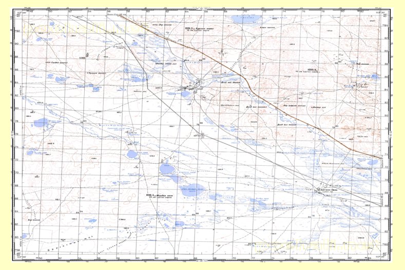 Soviet Genshtab - m49-131 - Mongolia Map by Avenza Systems Inc ...