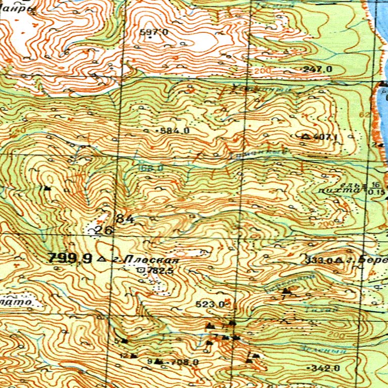 Soviet Genshtab - m54-048--(1982) - Russia Map by Avenza Systems Inc ...