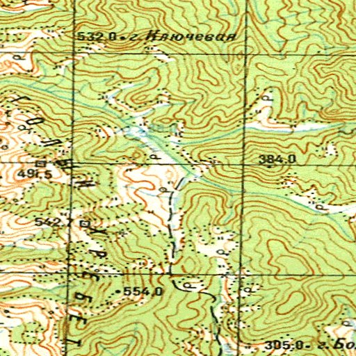 Soviet Genshtab - m54-057 - Russia Map by Avenza Systems Inc. | Avenza Maps