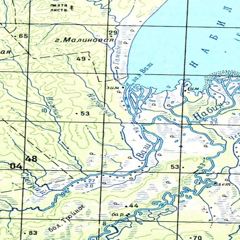 Soviet Genshtab - m54-06 - Russia Map by Avenza Systems Inc. | Avenza Maps