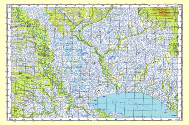 Soviet Genshtab - m54-095 - Russia Map by Avenza Systems Inc. | Avenza Maps