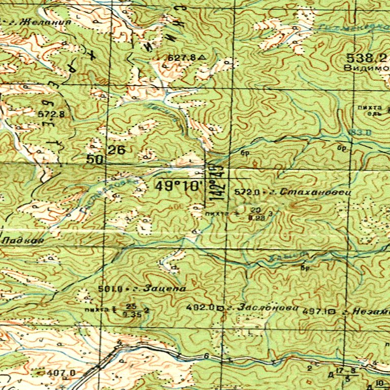 Soviet Genshtab - m54-106 - Russia Map by Avenza Systems Inc. | Avenza Maps