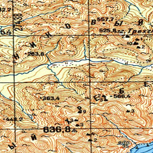 Soviet Genshtab - m57-005 - Russia Map by Avenza Systems Inc. | Avenza Maps
