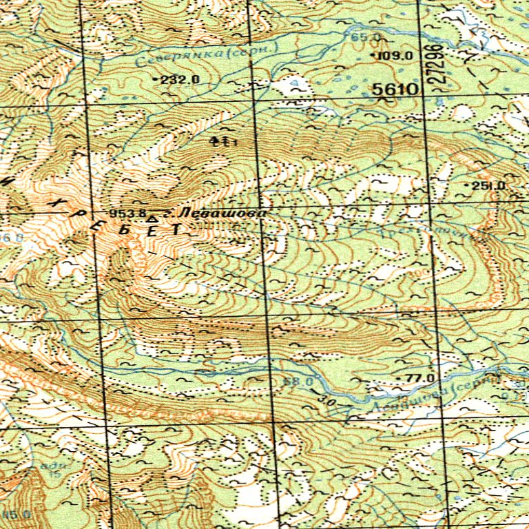 Soviet Genshtab - m57-049 - Russia Map by Avenza Systems Inc. | Avenza Maps
