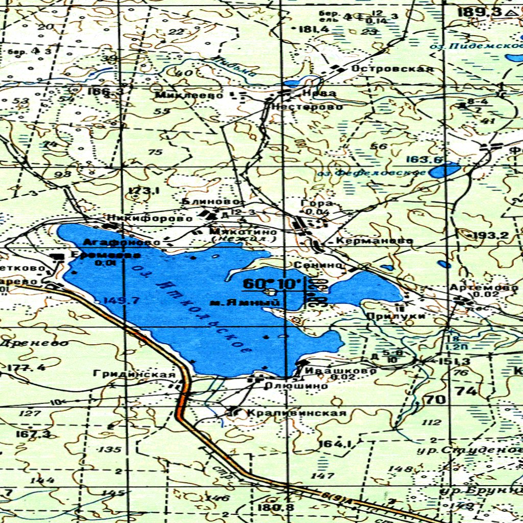 Soviet Genshtab Map - p37-137/138--(1987) - Russia by Avenza Systems ...