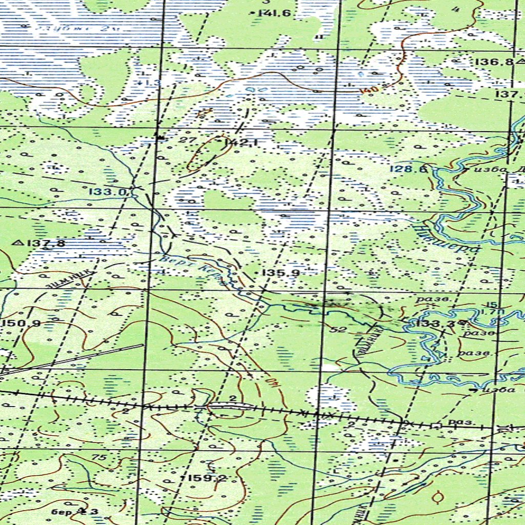 Soviet Genshtab Map - p39-045/046--(1989) - Russia by Avenza Systems ...