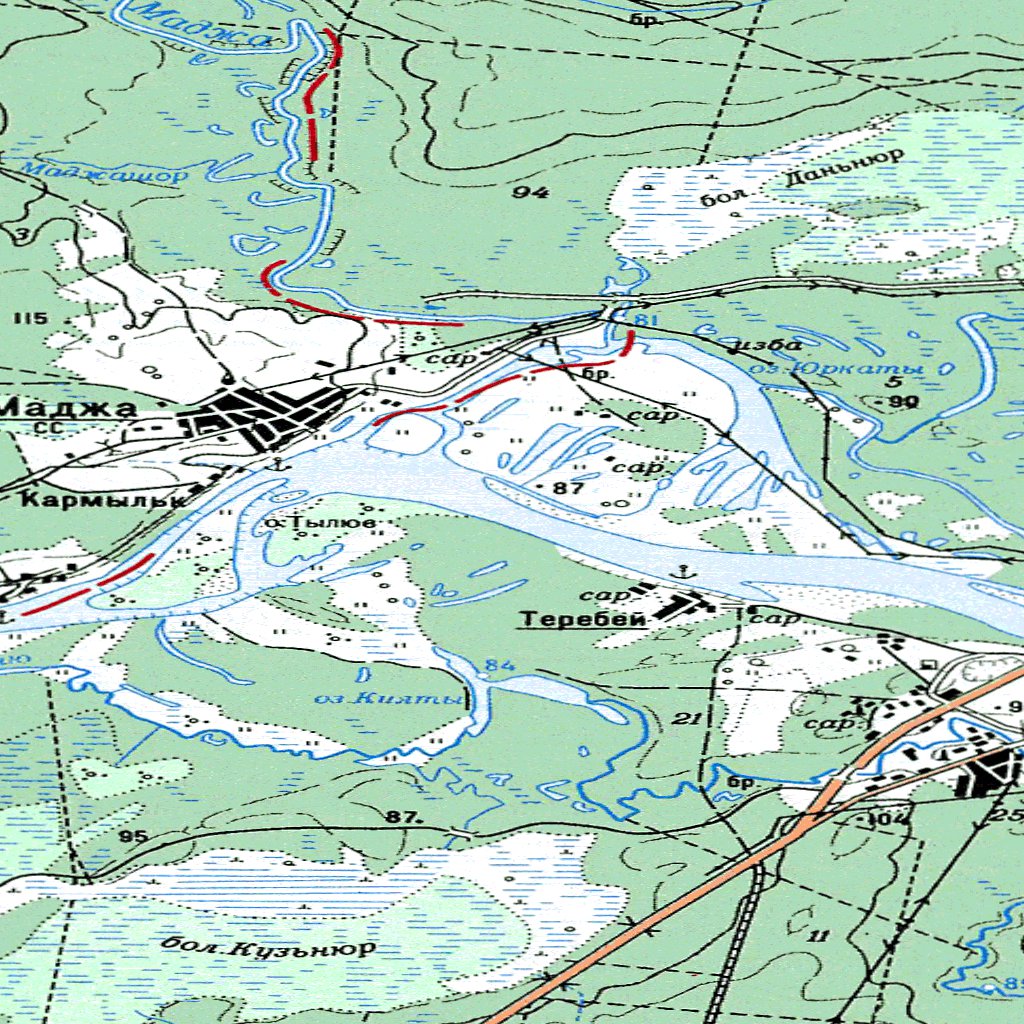 Soviet Genshtab Map - p39-079/080 - Russia by Avenza Systems Inc ...