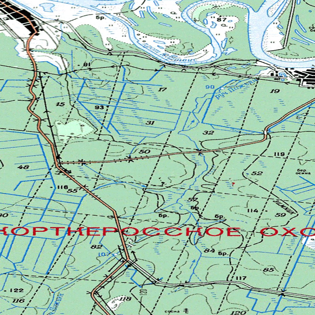 Soviet Genshtab Map - p39-079/080 - Russia by Avenza Systems Inc ...