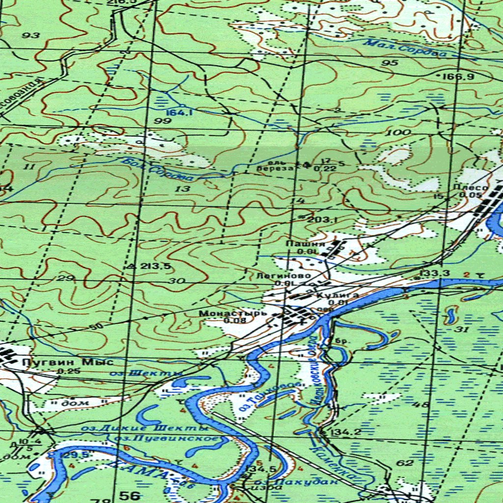 Soviet Genshtab Map - p39-143/144 - Russia by Avenza Systems Inc ...