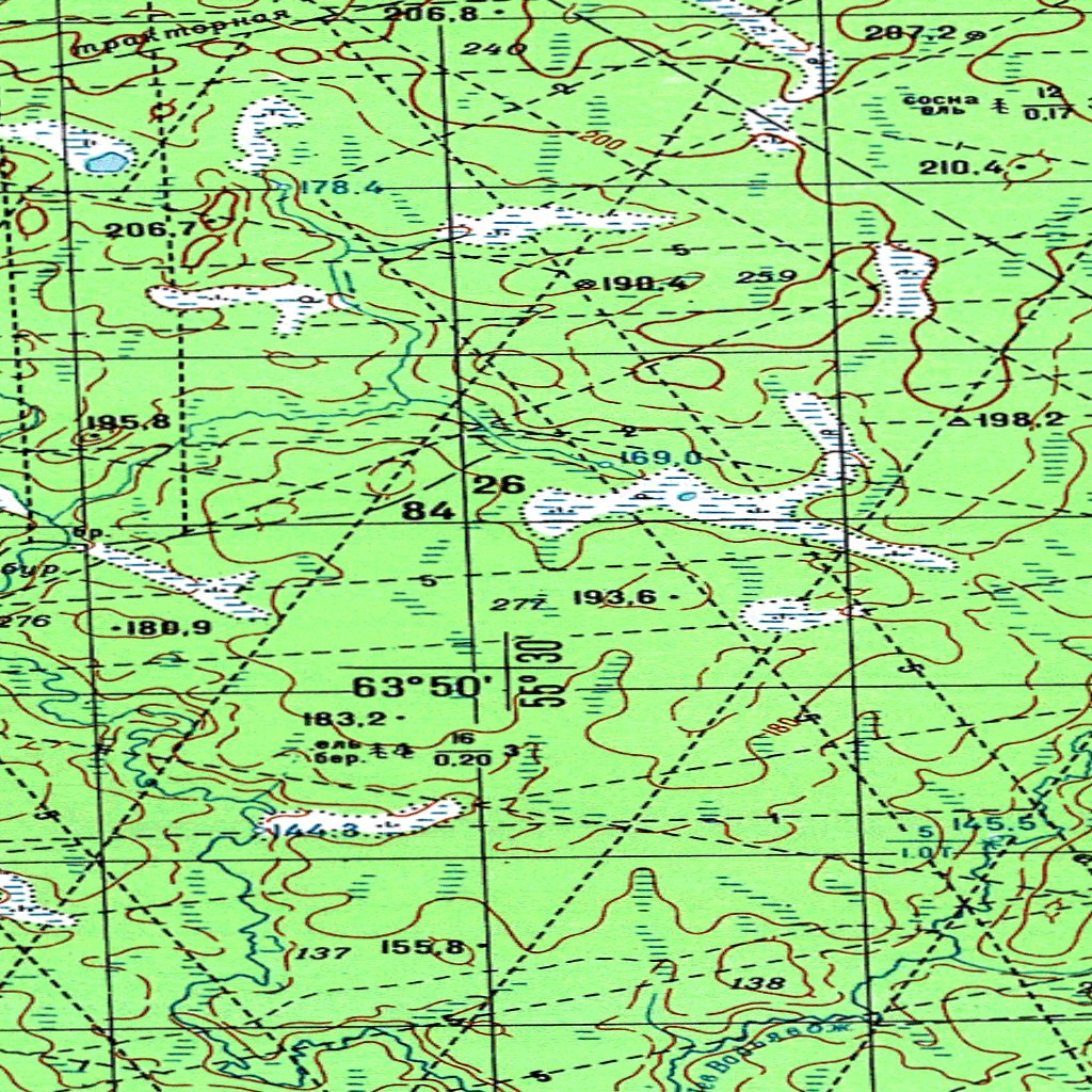 Soviet Genshtab Map - p40-003/004--(1987) - Russia by Avenza Systems ...