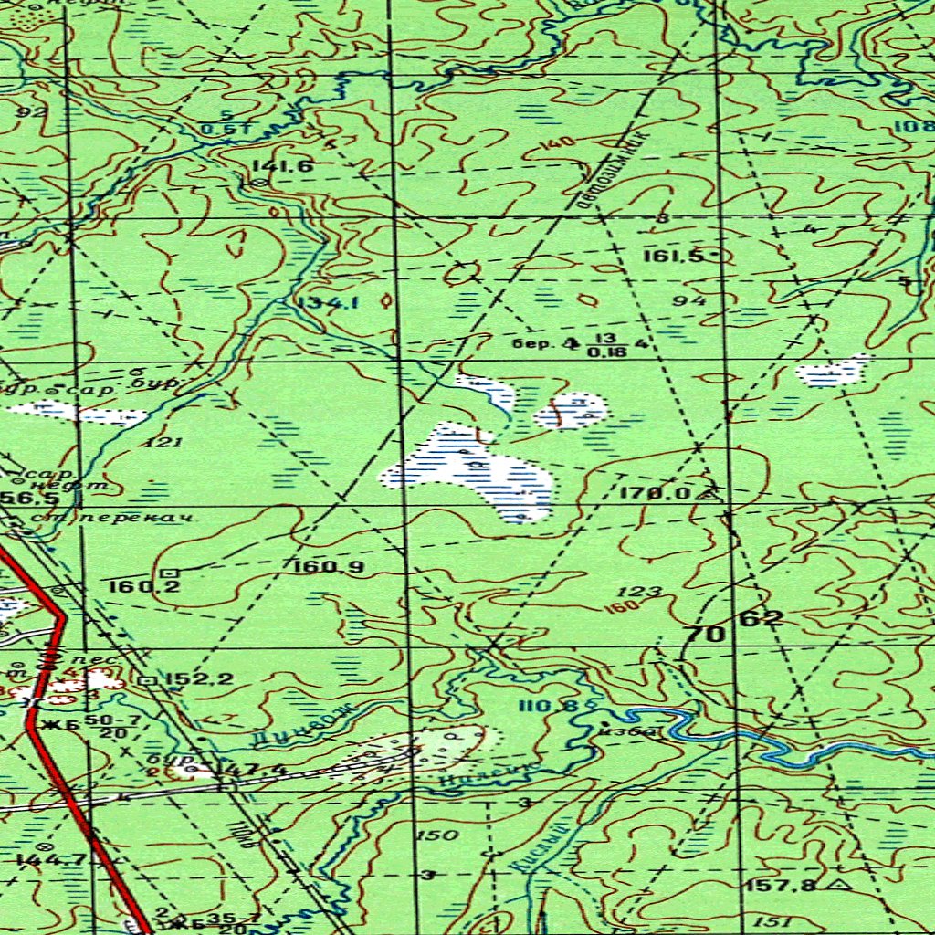 Soviet Genshtab Map - p40-005/006--(1987) - Russia by Avenza Systems ...