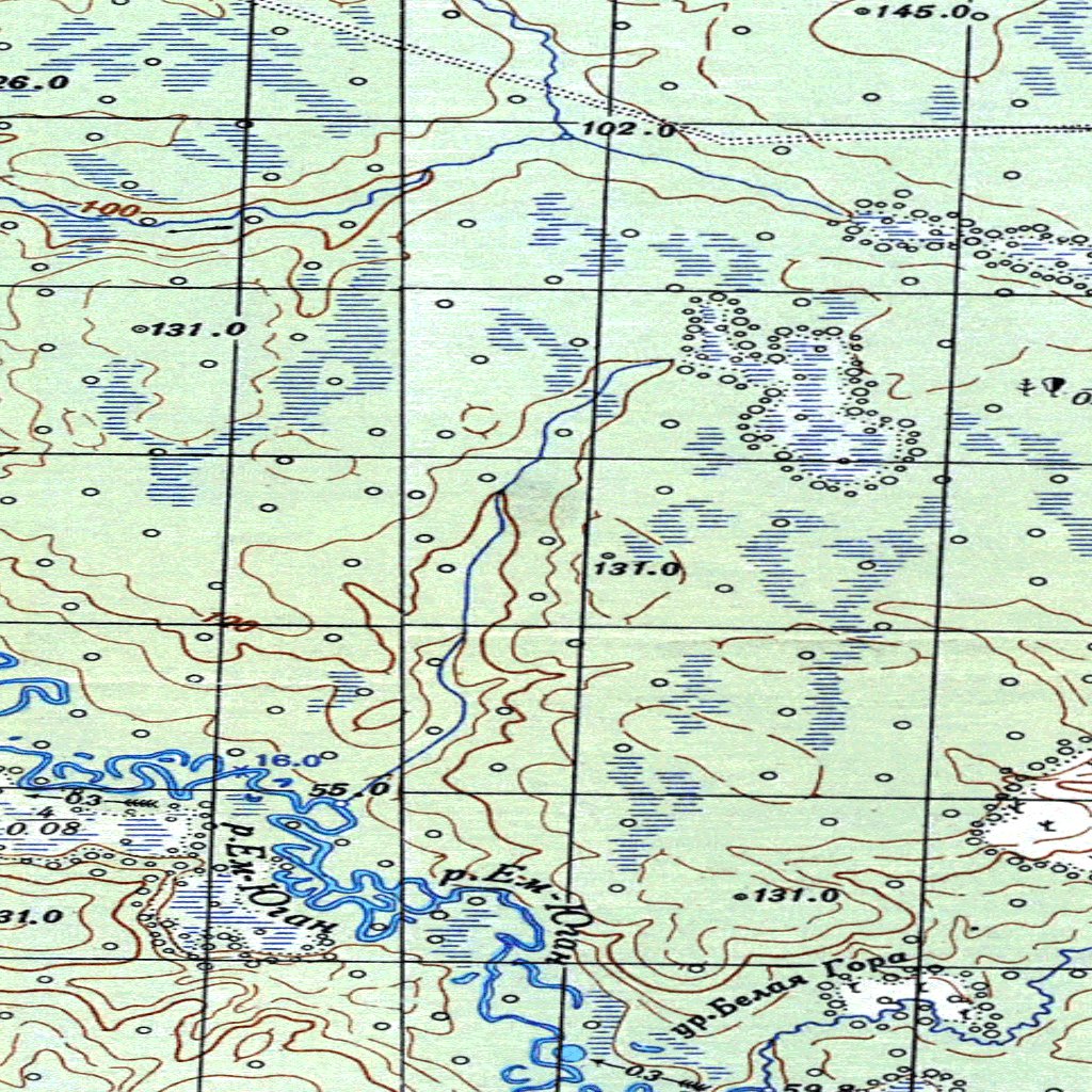 Soviet Genshtab Map - p41-081/082--(1950) - Russia by Avenza Systems ...