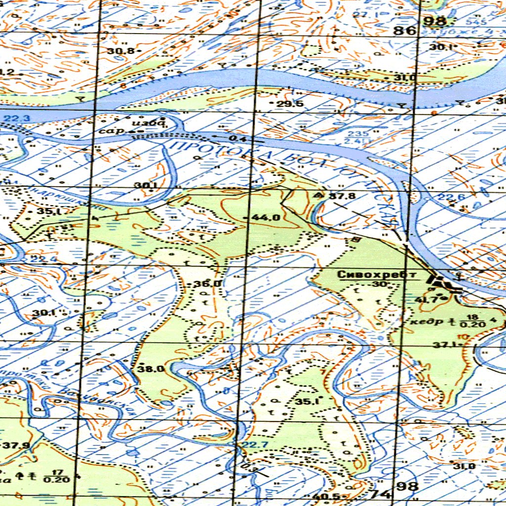 Soviet Genshtab Map - p42-105/106 - Russia by Avenza Systems Inc ...